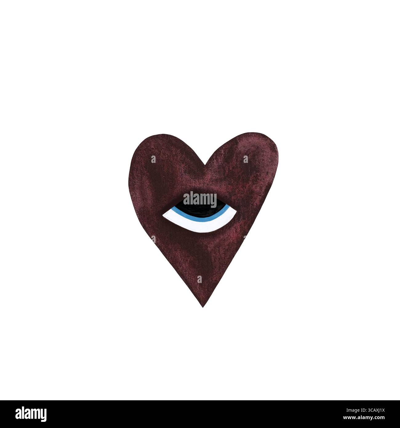 Burgundy eye shadow Cut Out Stock Images & Pictures - Alamy