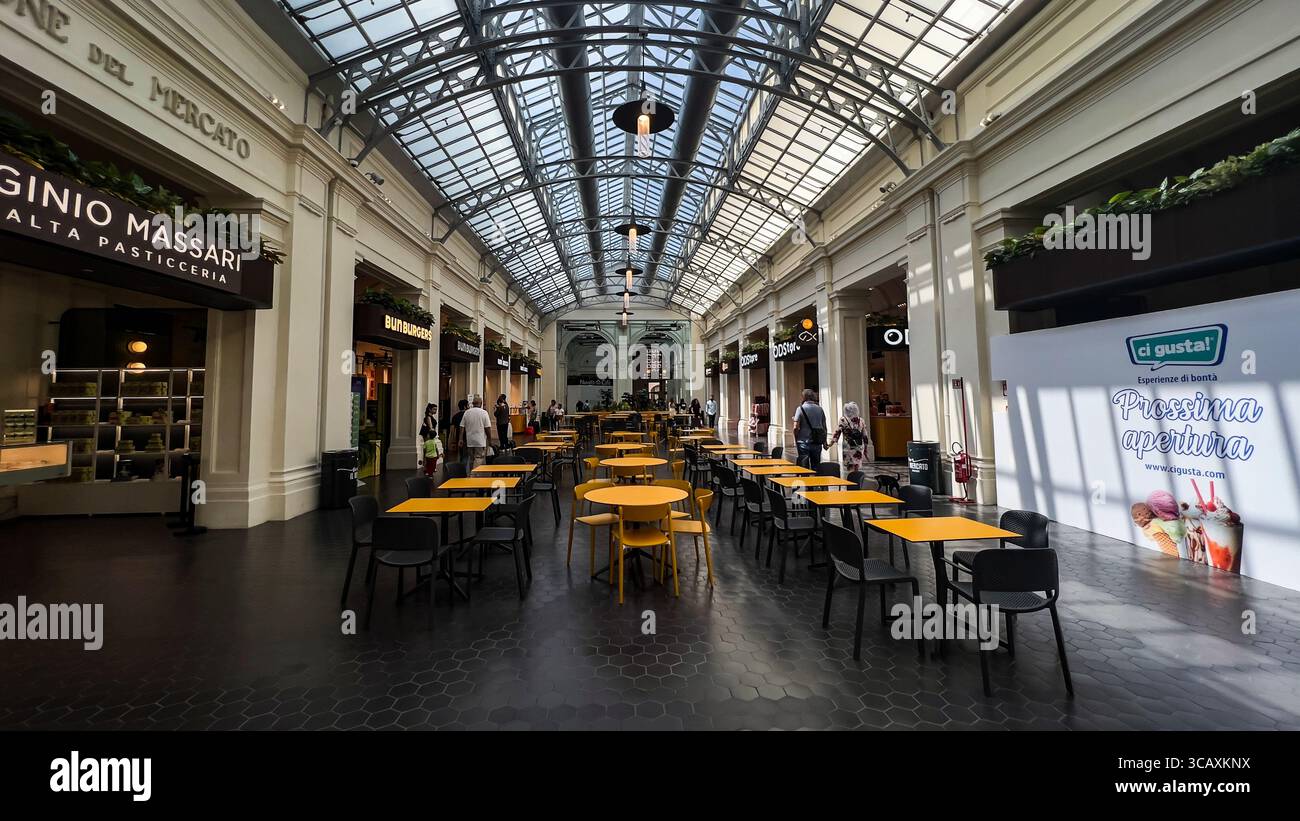 Gourmet market hall providing a unique Italian culinary journey with ...