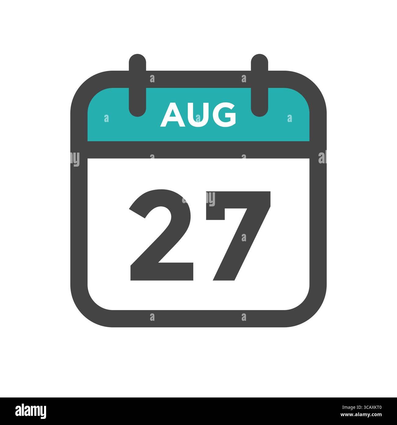 August 27 calendar day Stock Vector Images - Alamy