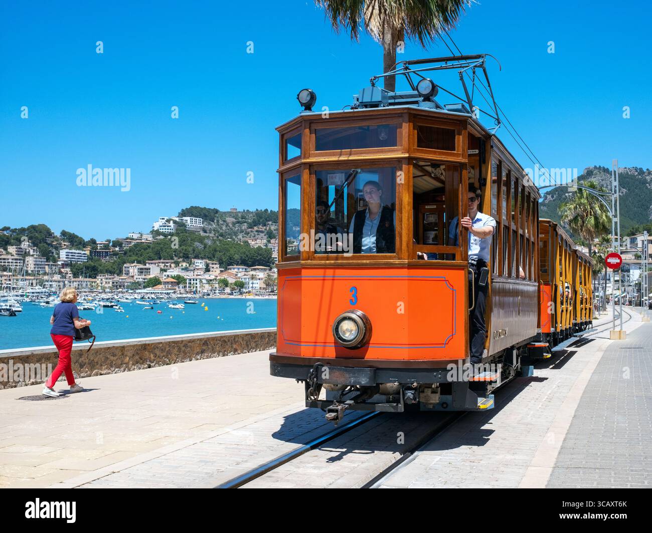 Vintage tram line soller hi-res stock photography and images - Alamy