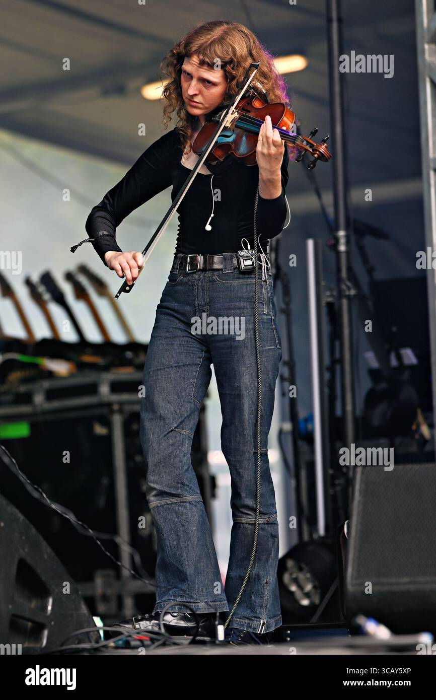 London, UK. 7th August 2025: The Twilight Sad, Caroline, and The Yummy ...