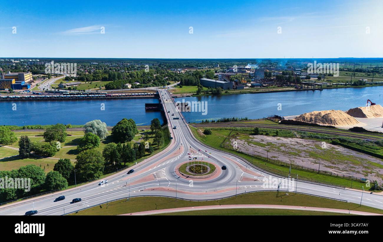 Ventspils roundabout hi-res stock photography and images - Alamy