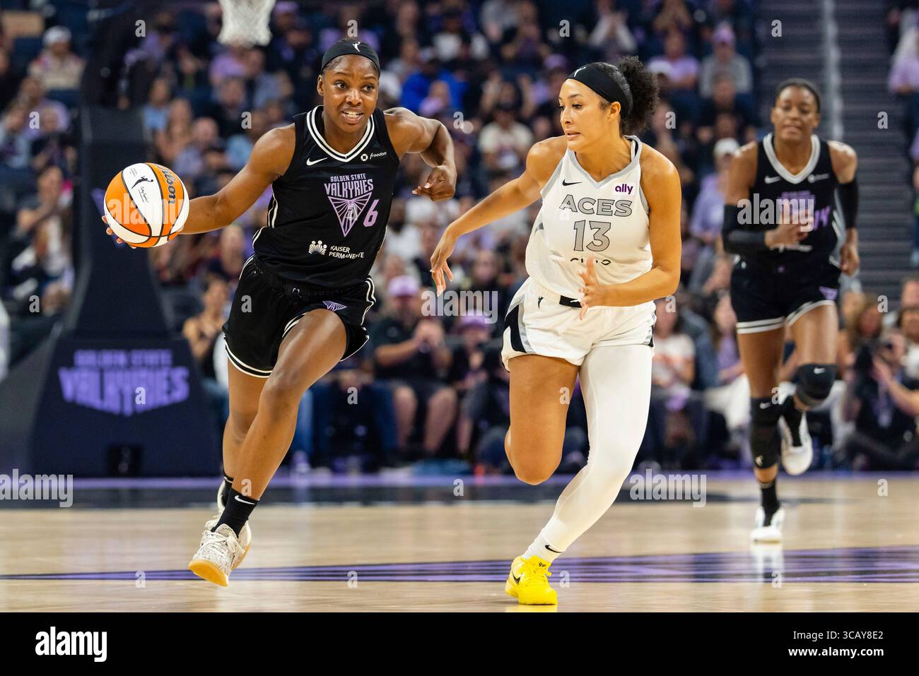 SAN FRANCISCO, CA - AUGUST 06: Golden State Valkyries guard Kaila ...