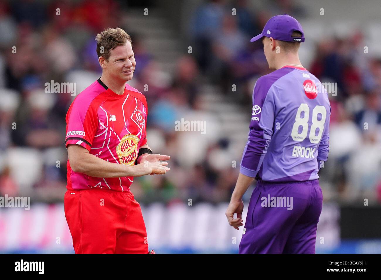 Welsh Fire's Steven Smith (left) and Northern Superchargers' Harry ...