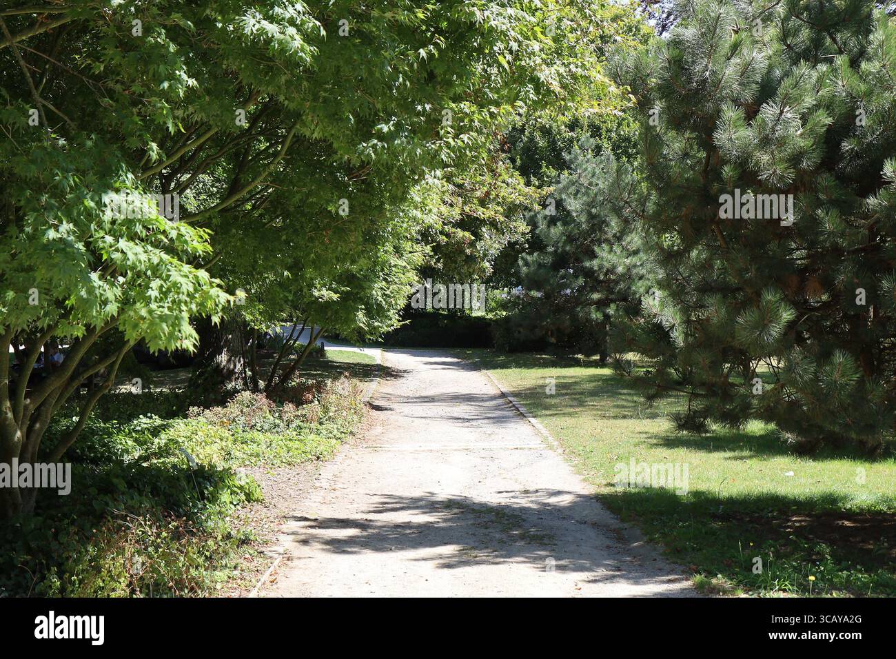 Botanical Garden, town of Avranches, Manche department, France Stock ...