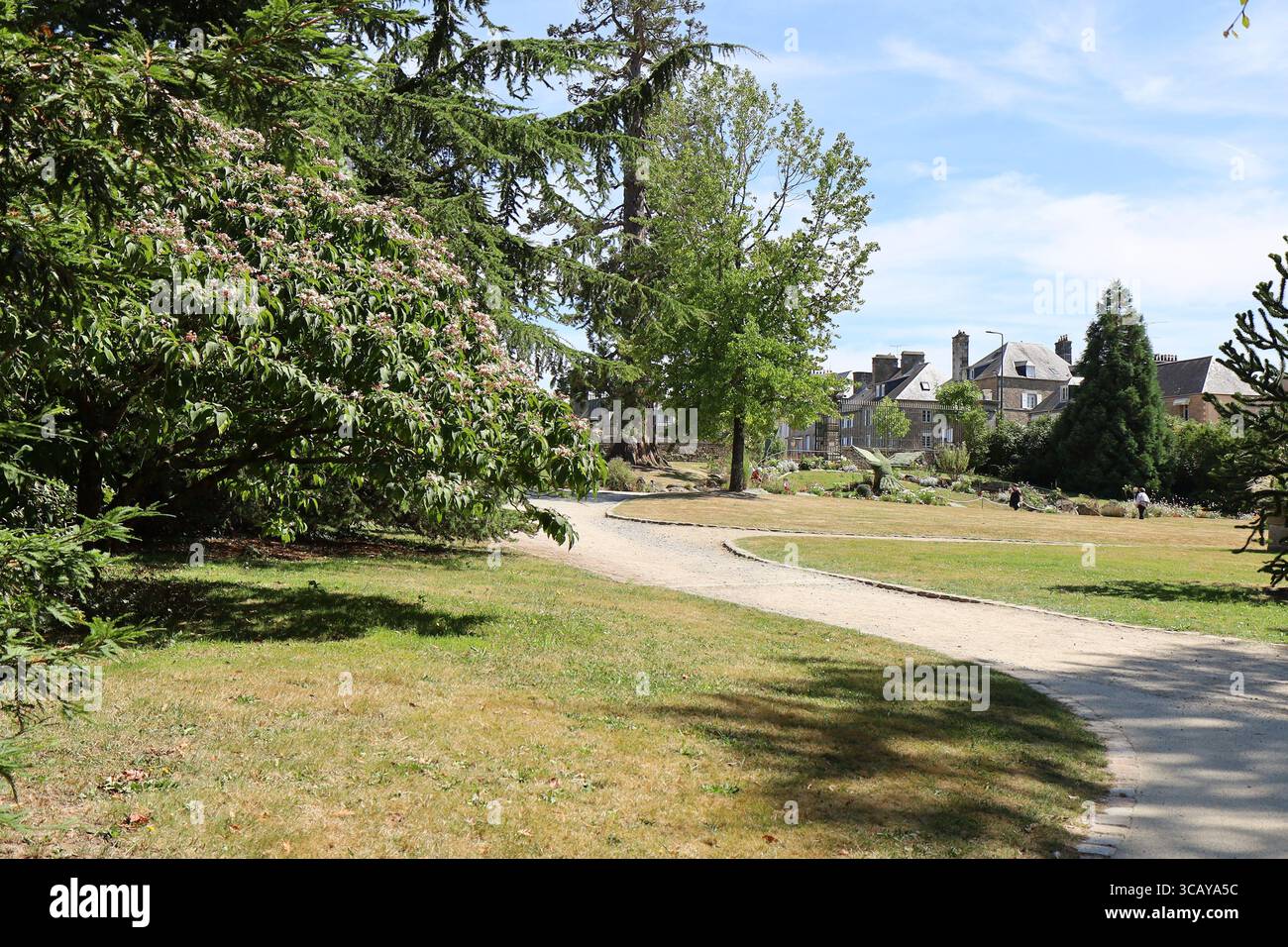 Botanical Garden, town of Avranches, Manche department, France Stock ...