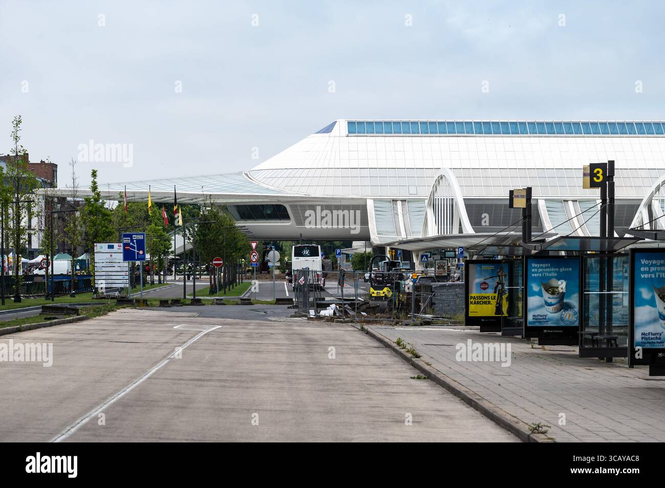 Contemporary design of the railway station of Mons, Hainaut, Belgium 13 ...