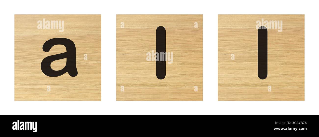 Team wooden blocks on Cut Out Stock Images & Pictures - Alamy