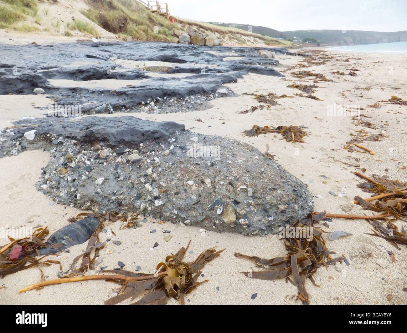 Buried by advancing sand dunes hi-res stock photography and images - Alamy