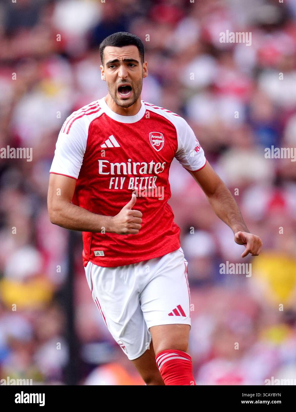 Arsenal’s Mikel Merino during the Emirates Cup match at the Emirates ...