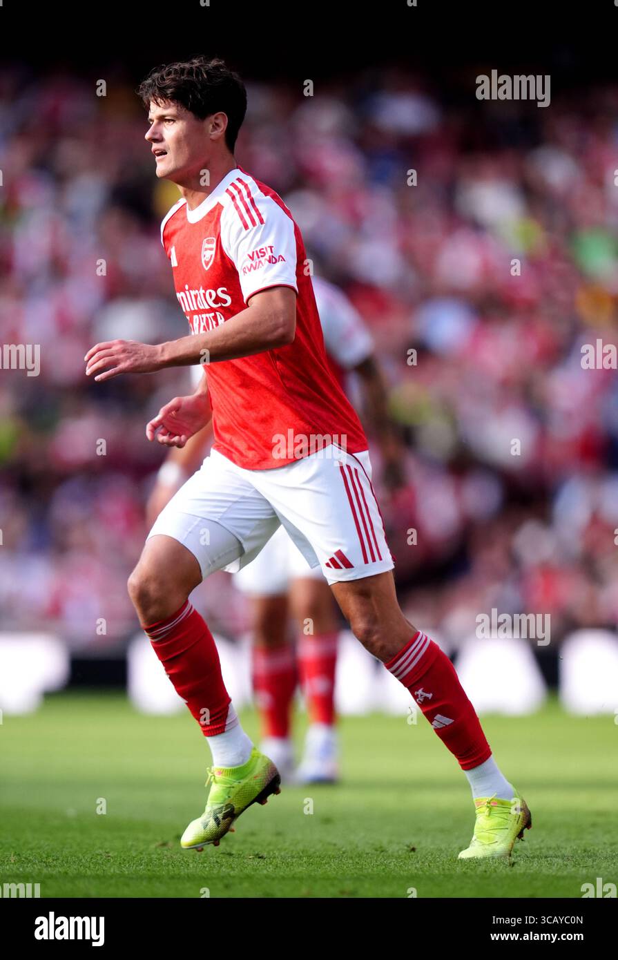 Arsenal’s Christian Norgaard during the Emirates Cup match at the ...
