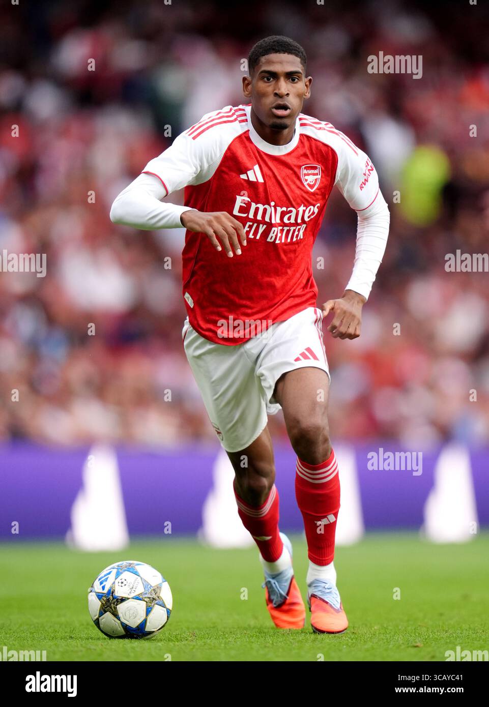 Arsenal's Cristhian Mosquera during the Emirates Cup match at the ...