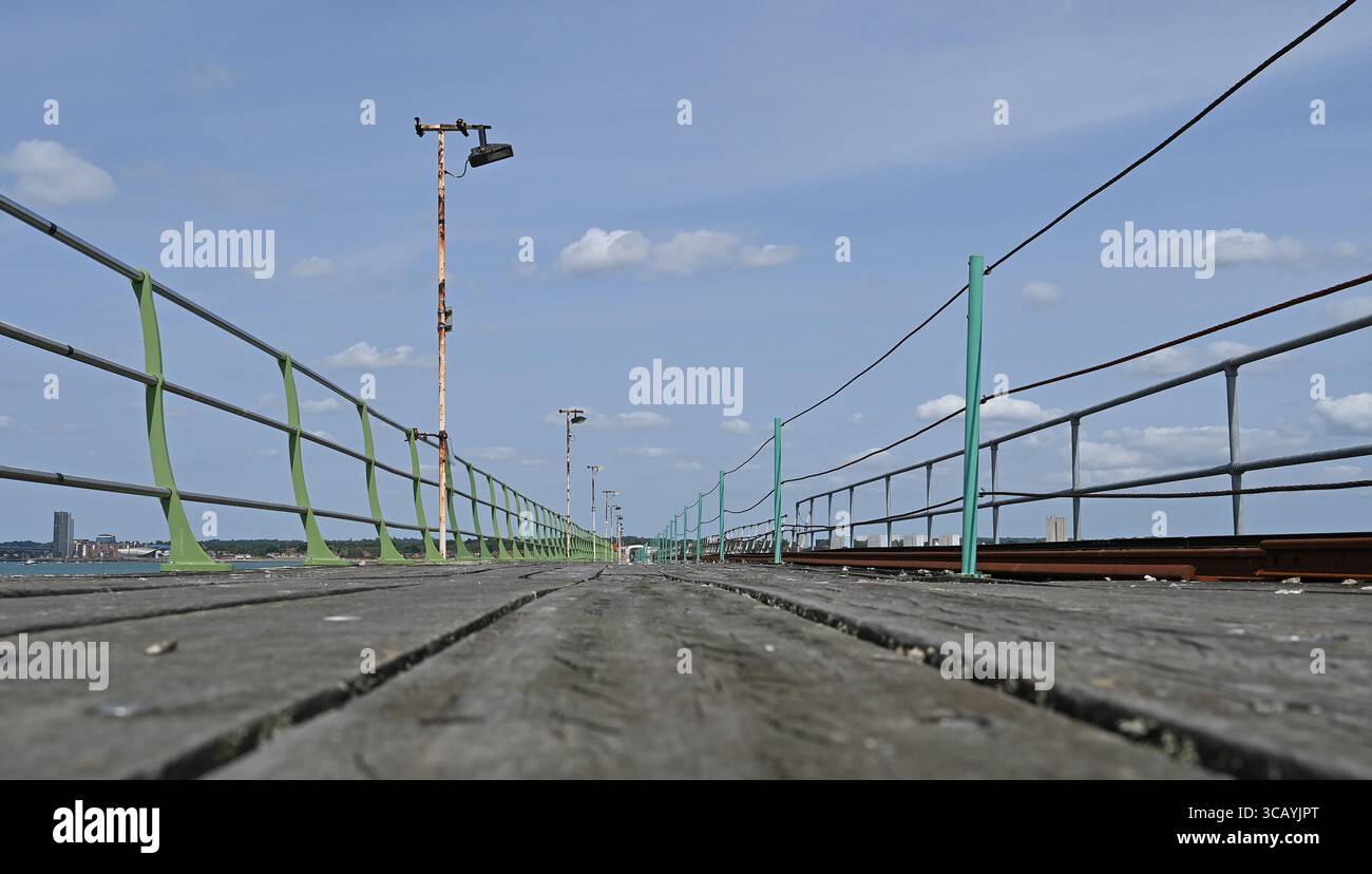 Hythe pier and railway Stock Photo - Alamy