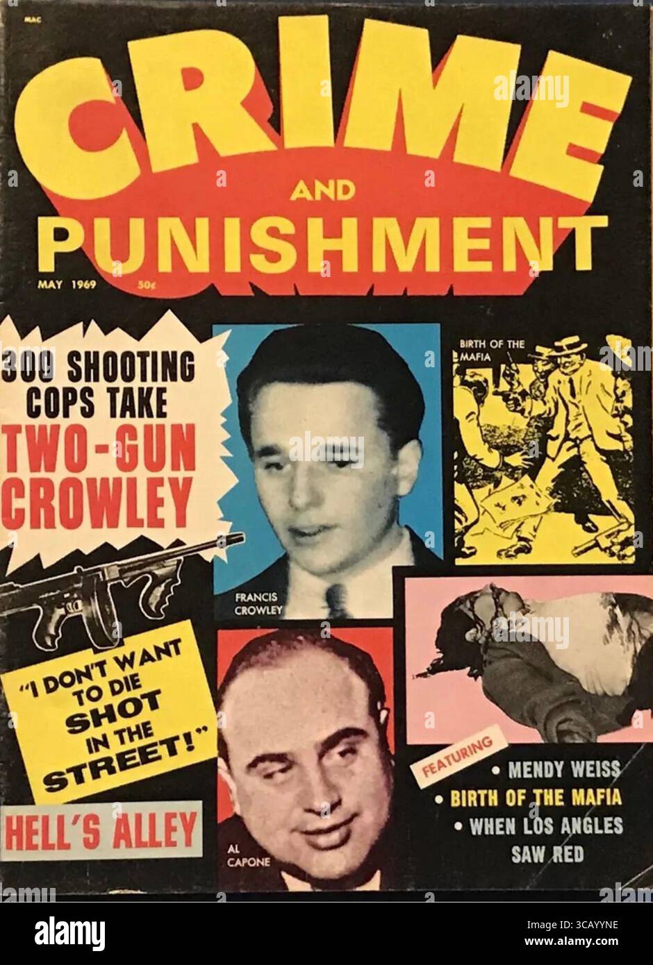 1969 May Crime and Punishment Magazine cover featuring Francis Crowley ...