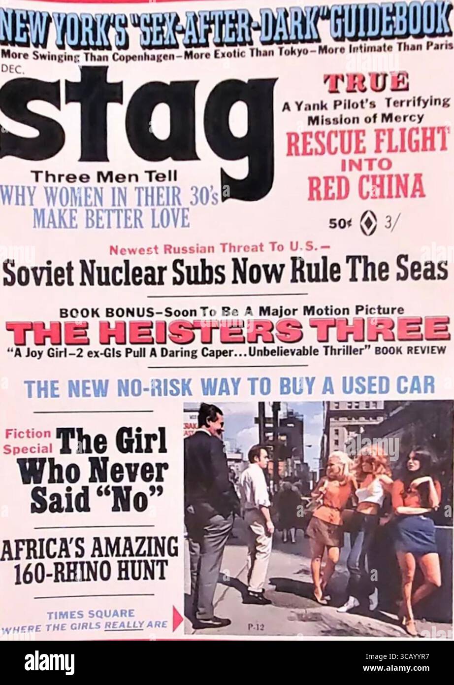 1960s usa stag magazine cover hi-res stock photography and images - Alamy