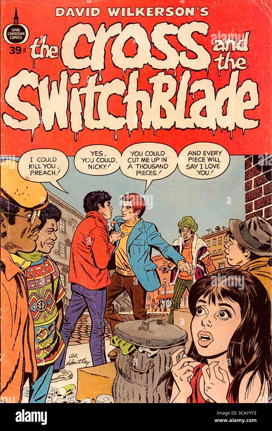 1972 The Cross and the Switchblade by David Wilkerson, Christian Comic ...
