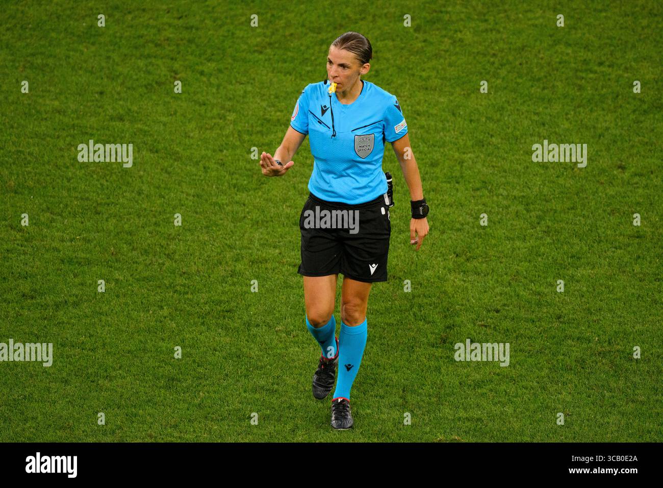 Geneva, Switzerland. 16th July, 2025. Geneva, Switzerland - July 16: Referee Stéphanie Frappart ...