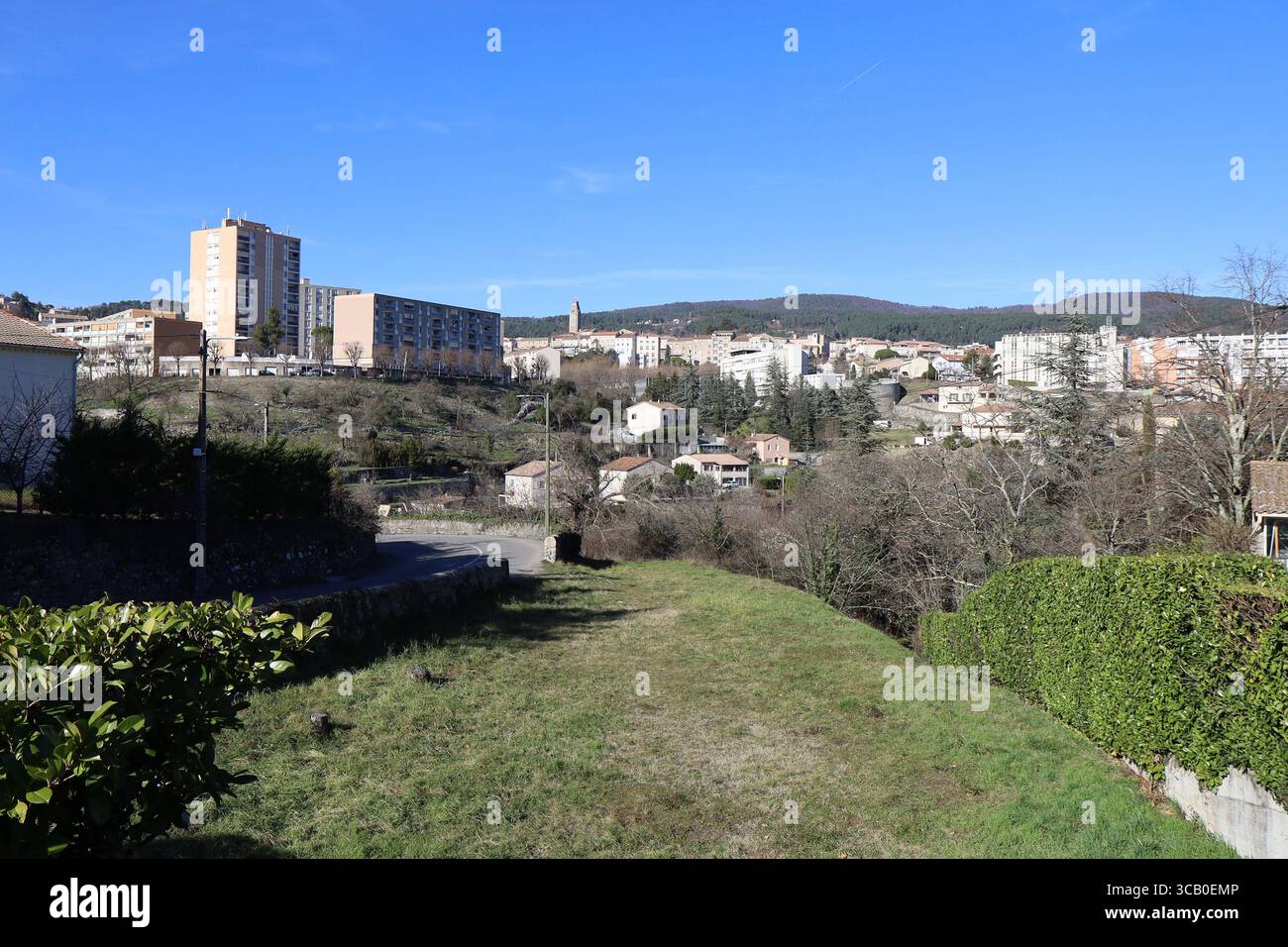 Aubenas overview hi-res stock photography and images - Alamy