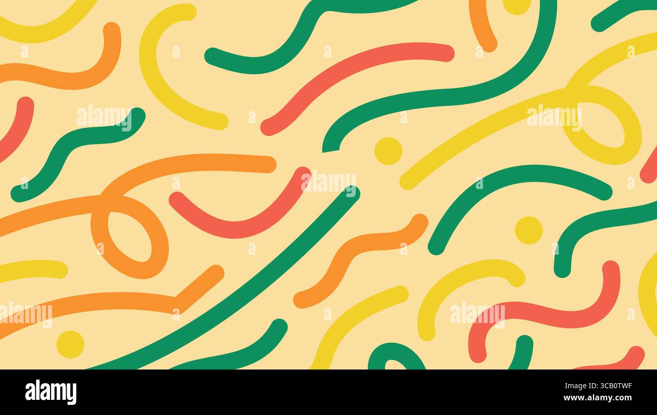Squiggle filled background hi-res stock photography and images - Alamy