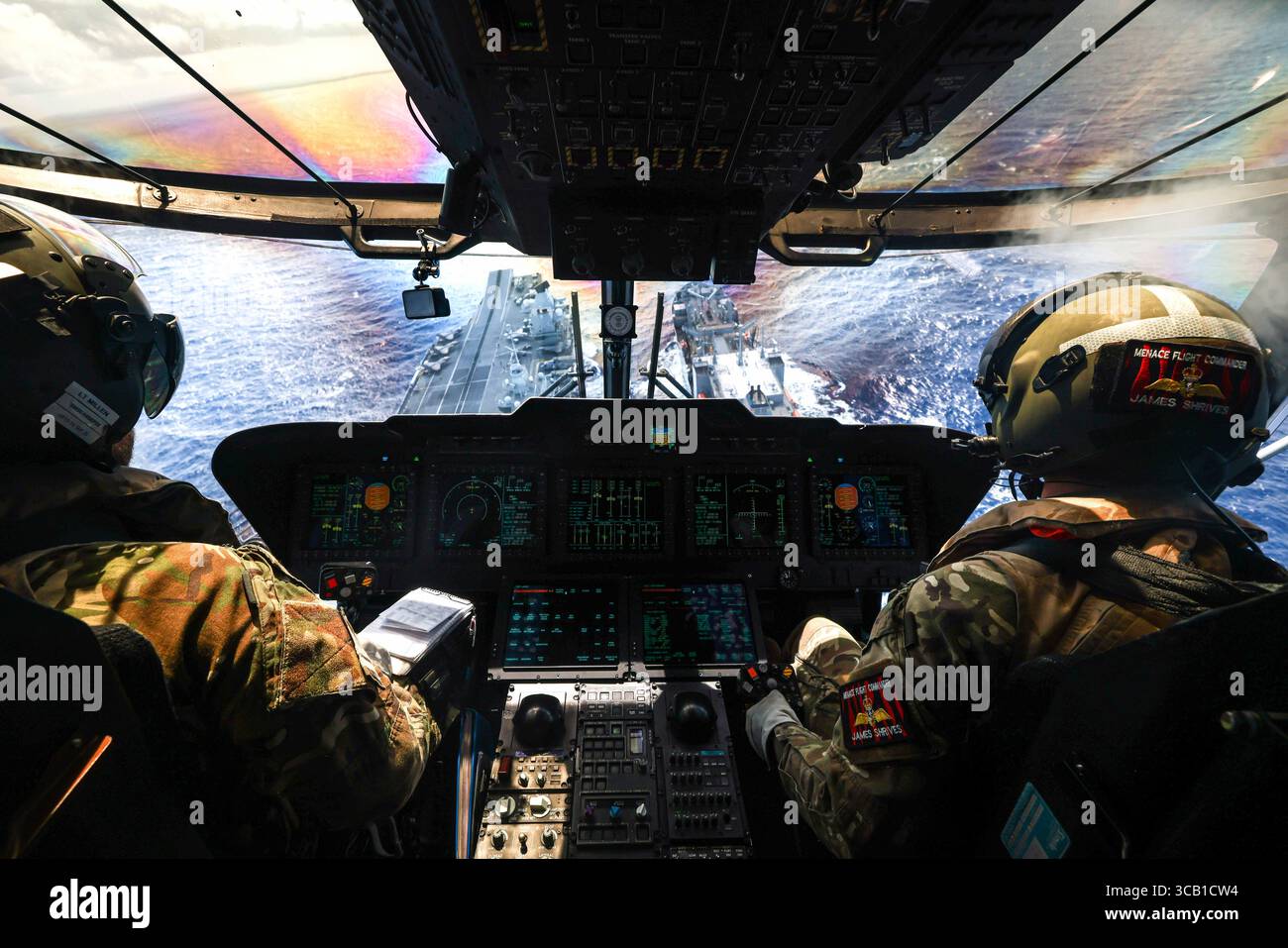 Handout photo issued by the Ministry of Defence of HMS Prince of Wales ...