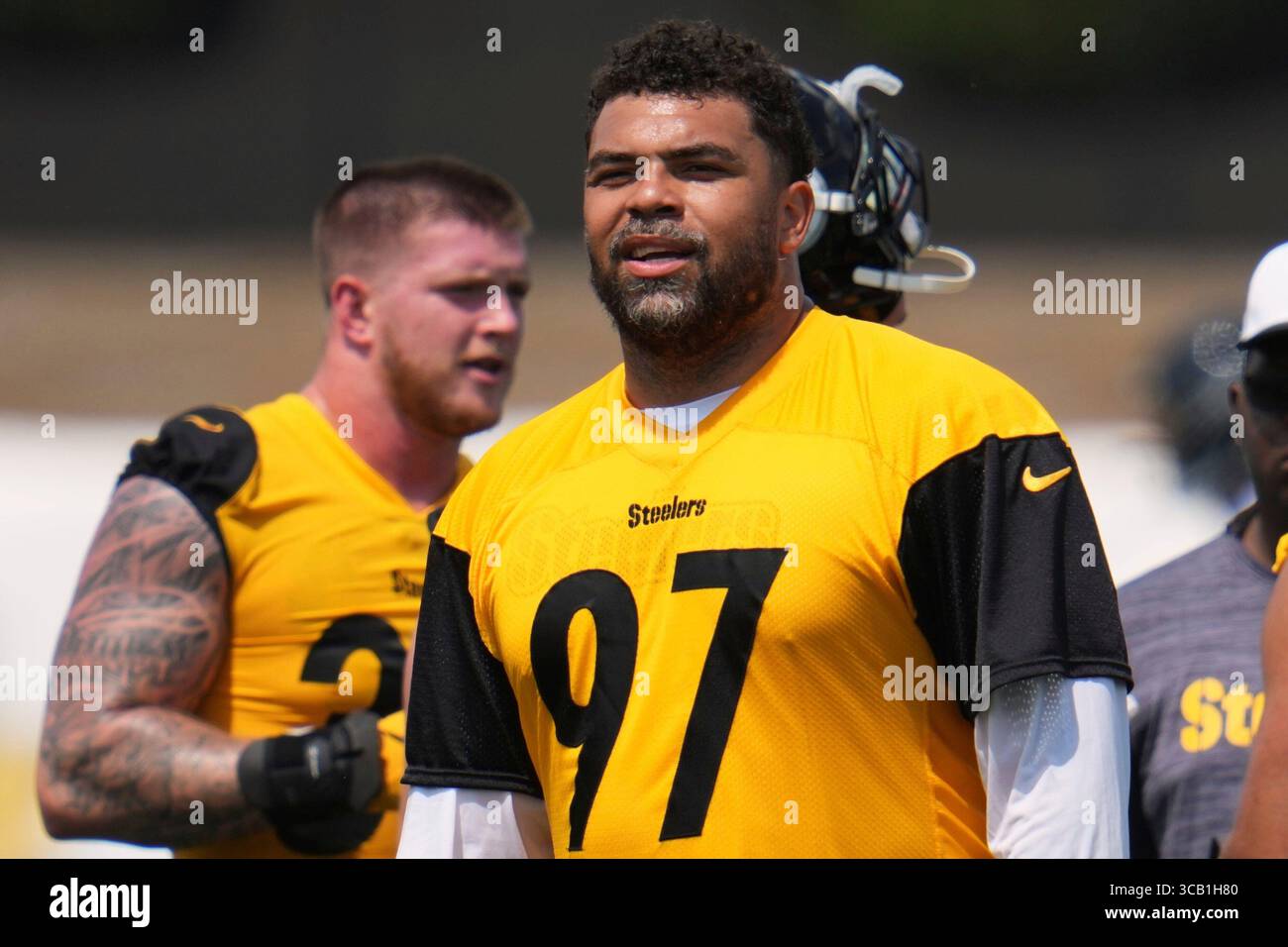 Pittsburgh Steelers defensive tackle Cameron Heyward (97) and ...
