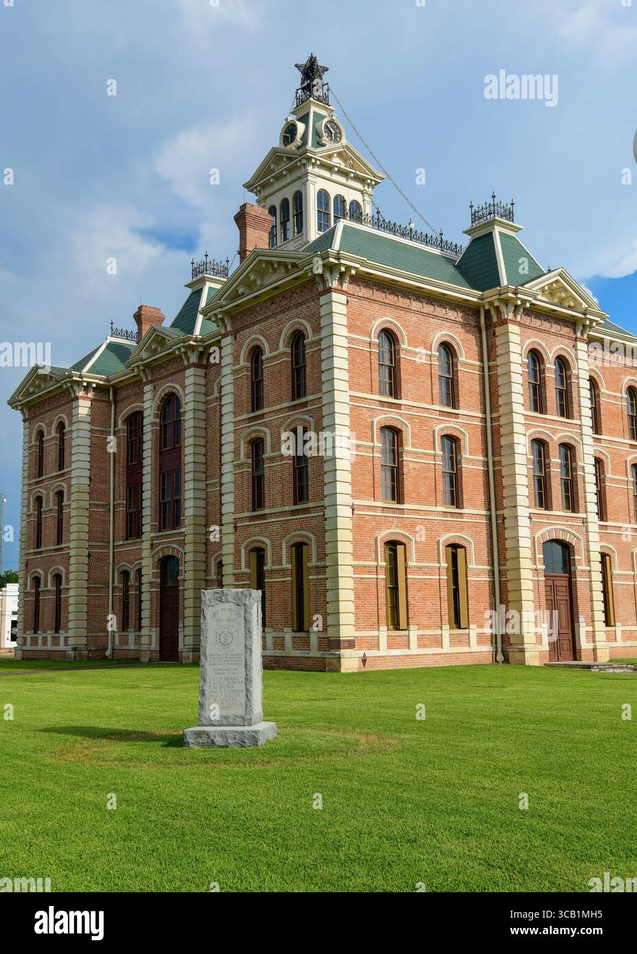 Wharton City County Courthouse, Texas Stock Photo - Alamy