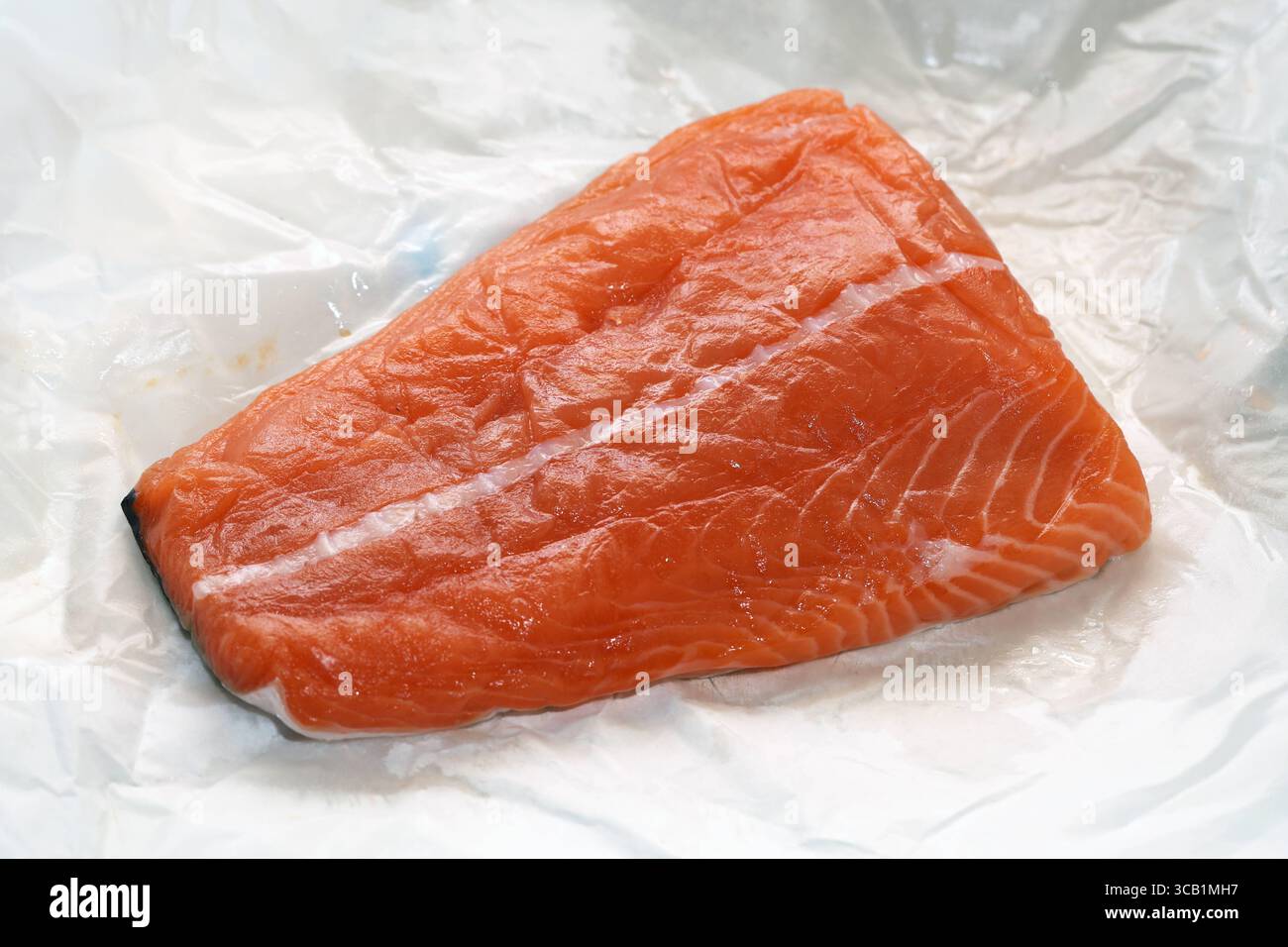 Fische als Lebensmittel Das Filet von einem Köhler, der als ...