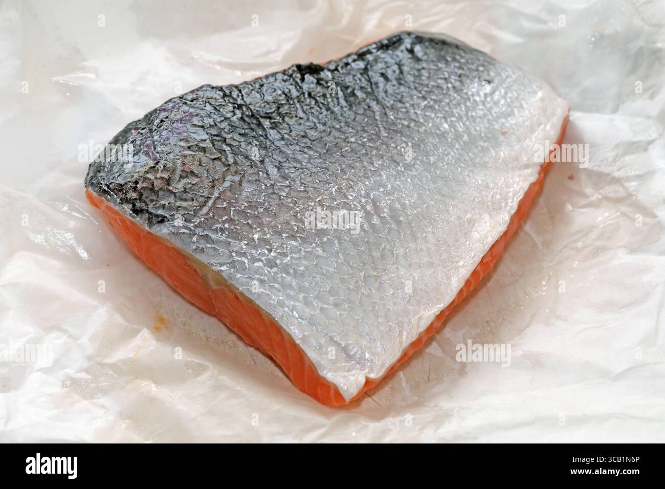 Fische als Lebensmittel Das Filet von einem Köhler, der als ...