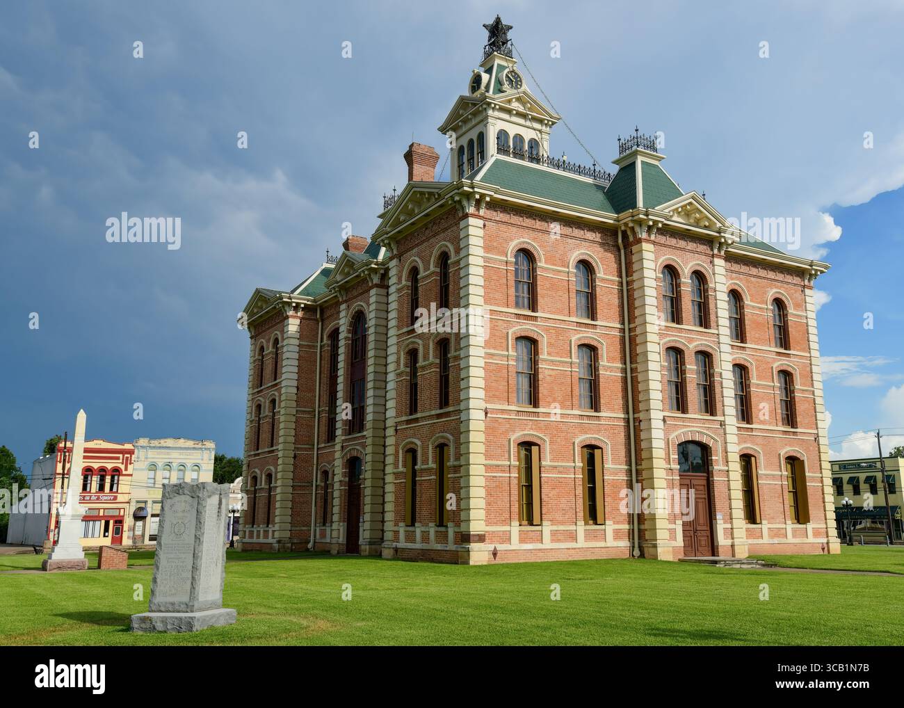 Wharton City County Courthouse, Texas Stock Photo - Alamy