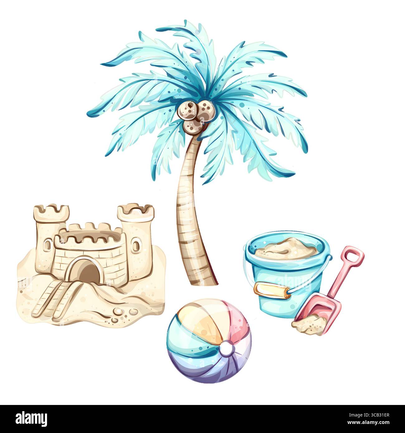 Fun activities tropical Cut Out Stock Images & Pictures - Alamy