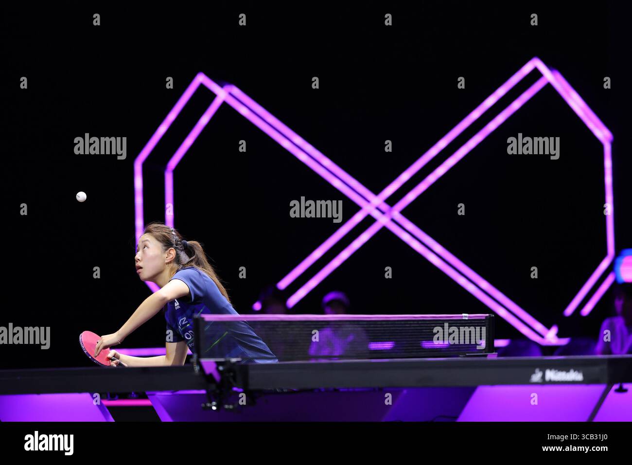 Yokohama BUNTAI, Kanagawa, Japan. 7th Aug, 2025. Lily ZHANG (USA), AUGUST 7, 2025 - Table Tennis ...