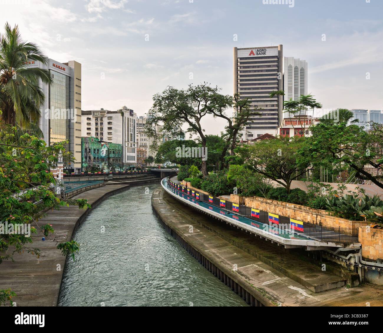 Kuala Lumpur, Malaysia - Feb. 17, 2025: Klang River, aka River of Life ...