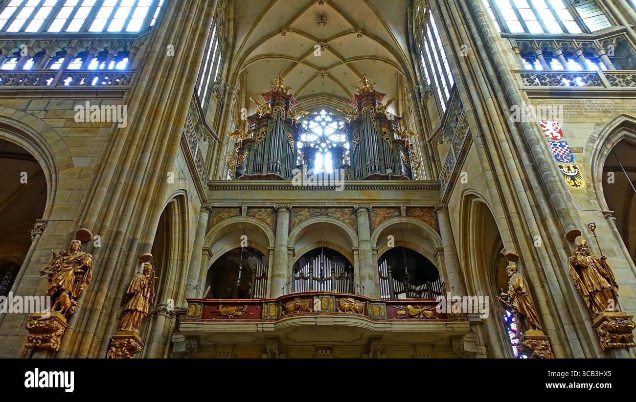 Prague castle interior hi-res stock photography and images - Alamy