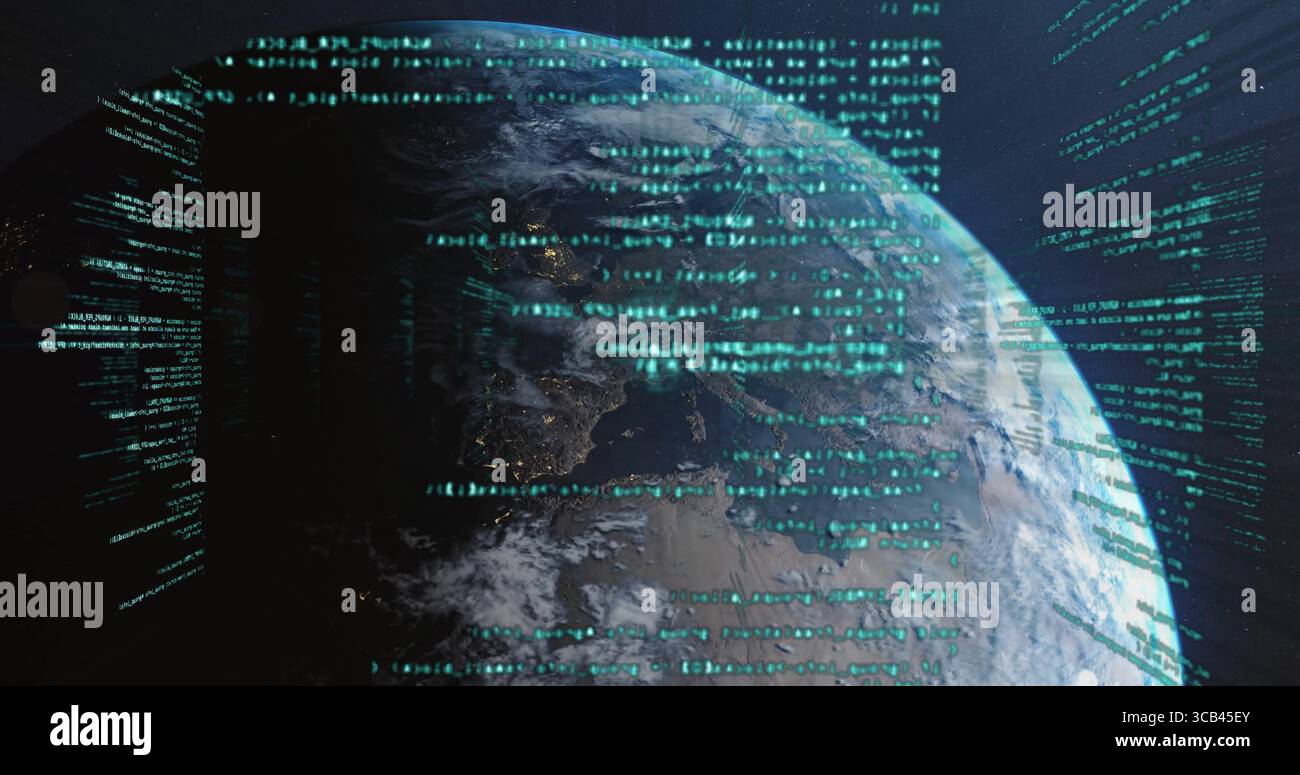 Outer space virtual matrix hi-res stock photography and images - Alamy