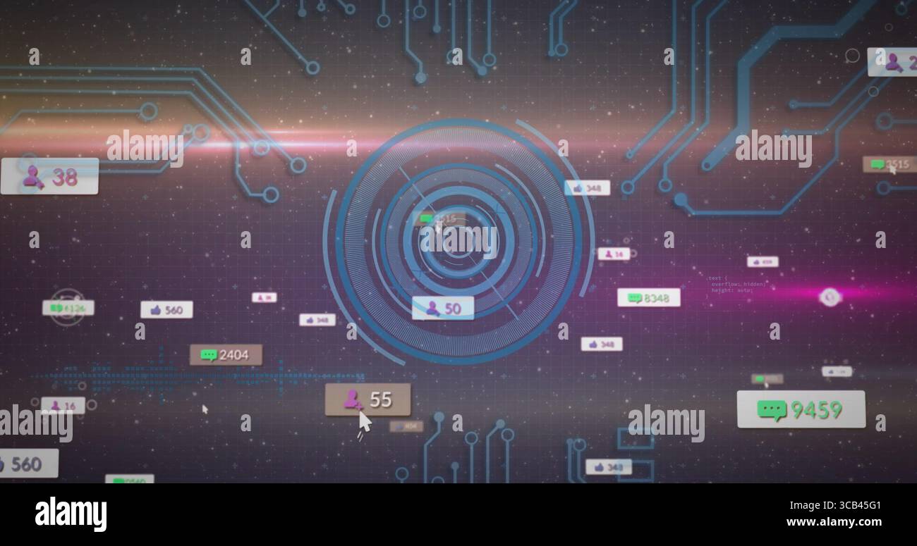 Target pointer futuristic user interface hi-res stock photography and ...