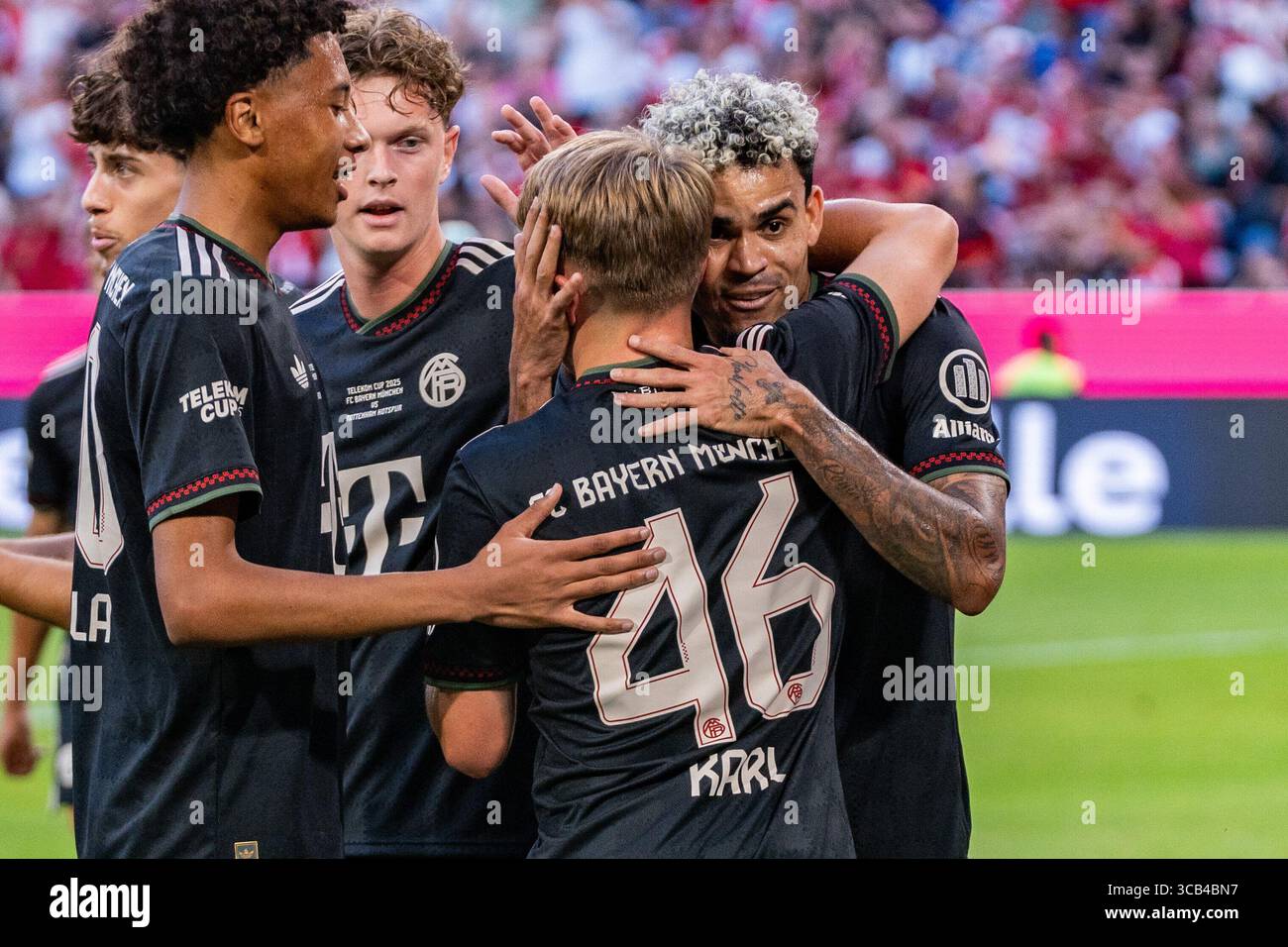 07.08.2025, FC Bayern München vs. Tottenham Hotspur, Testspiel ...