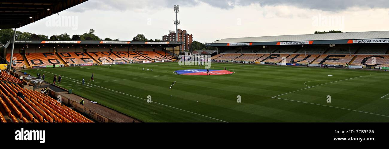 A general view of Vale Park before the Sky Bet League 1 match Port Vale ...
