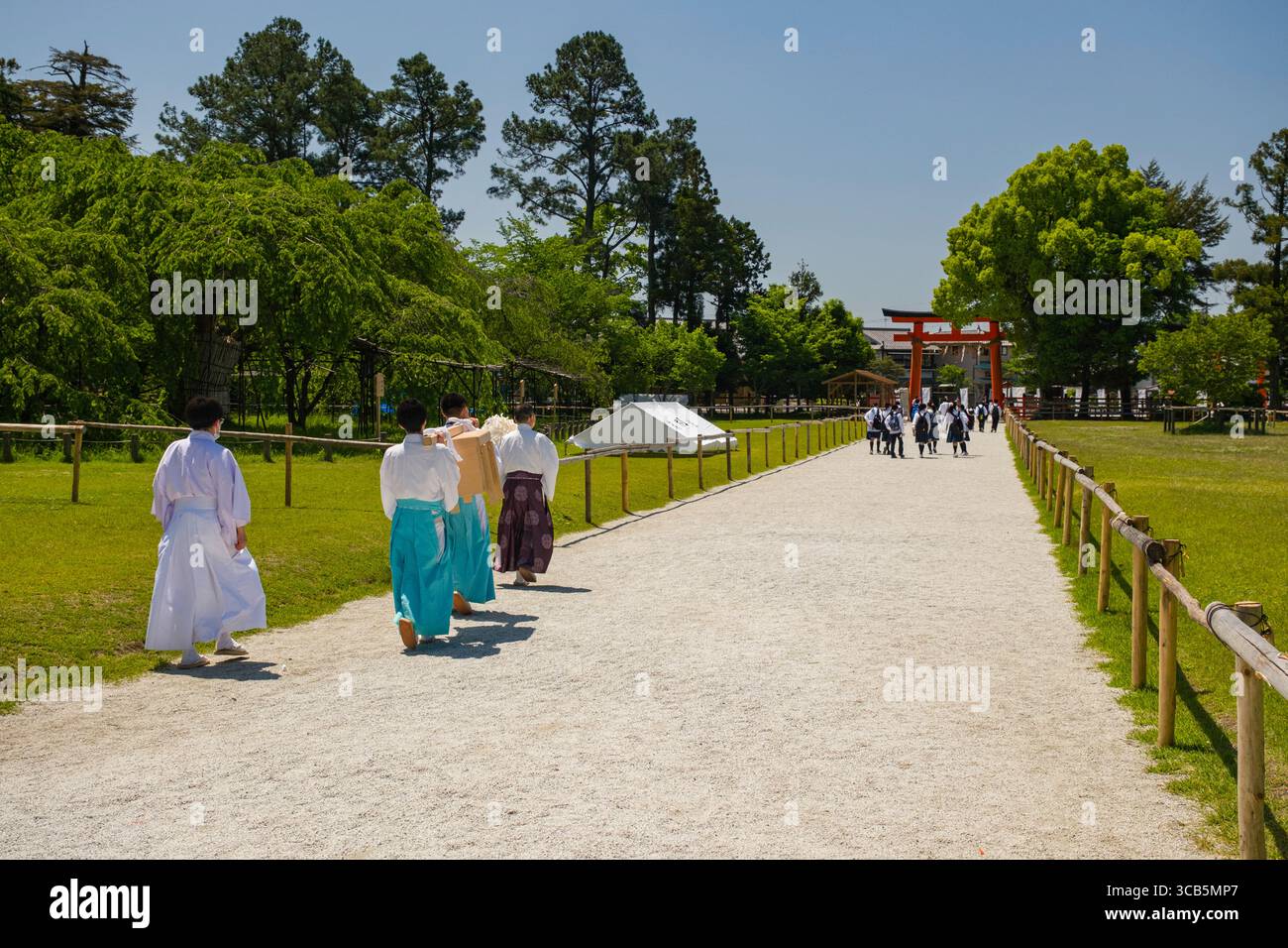 Peaceful walk towards traditional japanese hi-res stock photography and ...