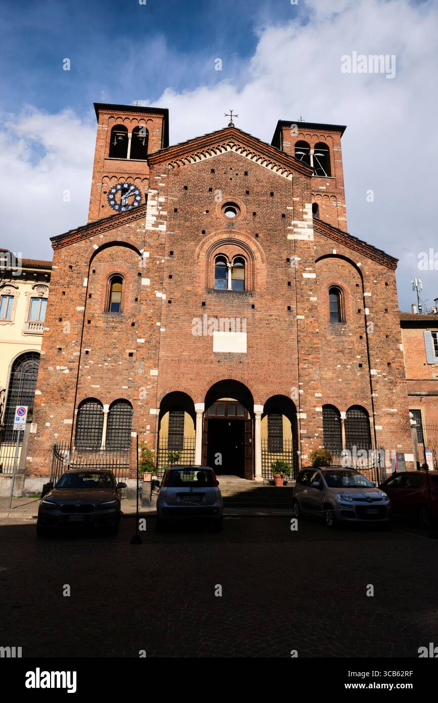 At the San Sepolcro church in Milan, Italy Stock Photo - Alamy