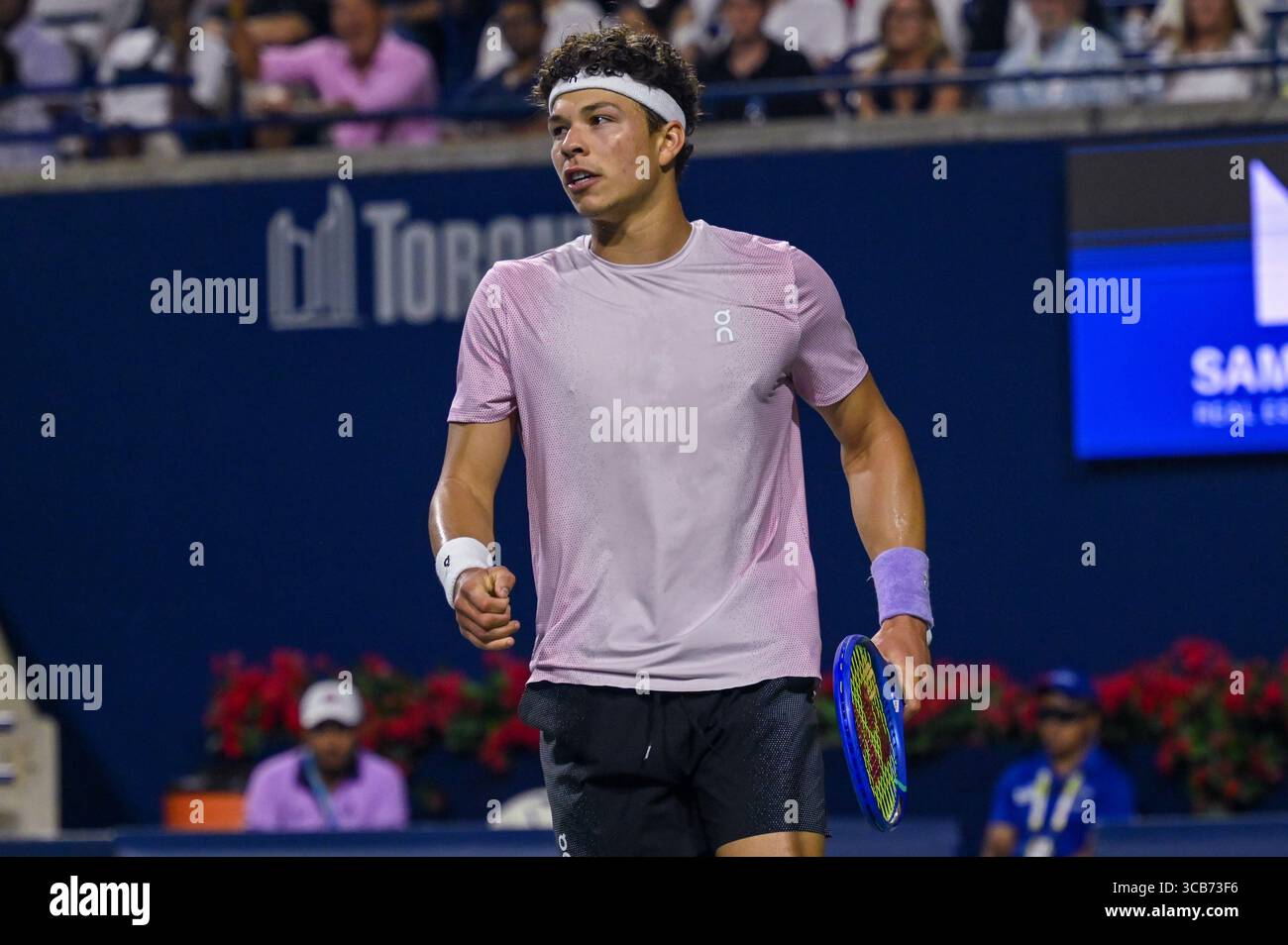 Toronto, Canada. 7th August 2025 American tennis player Ben Shelton ...