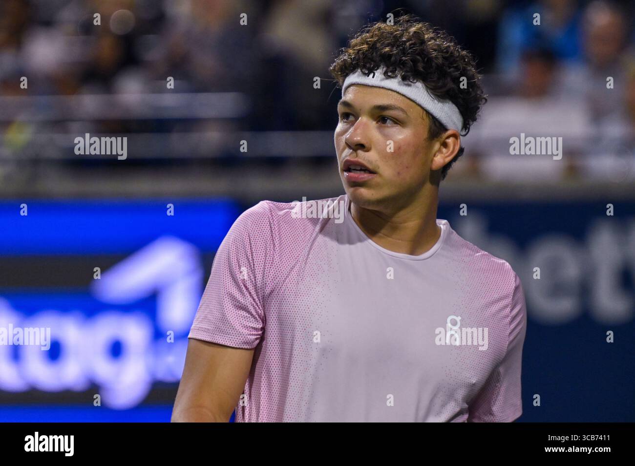 Toronto, Canada. 7th August 2025 American tennis player Ben Shelton ...