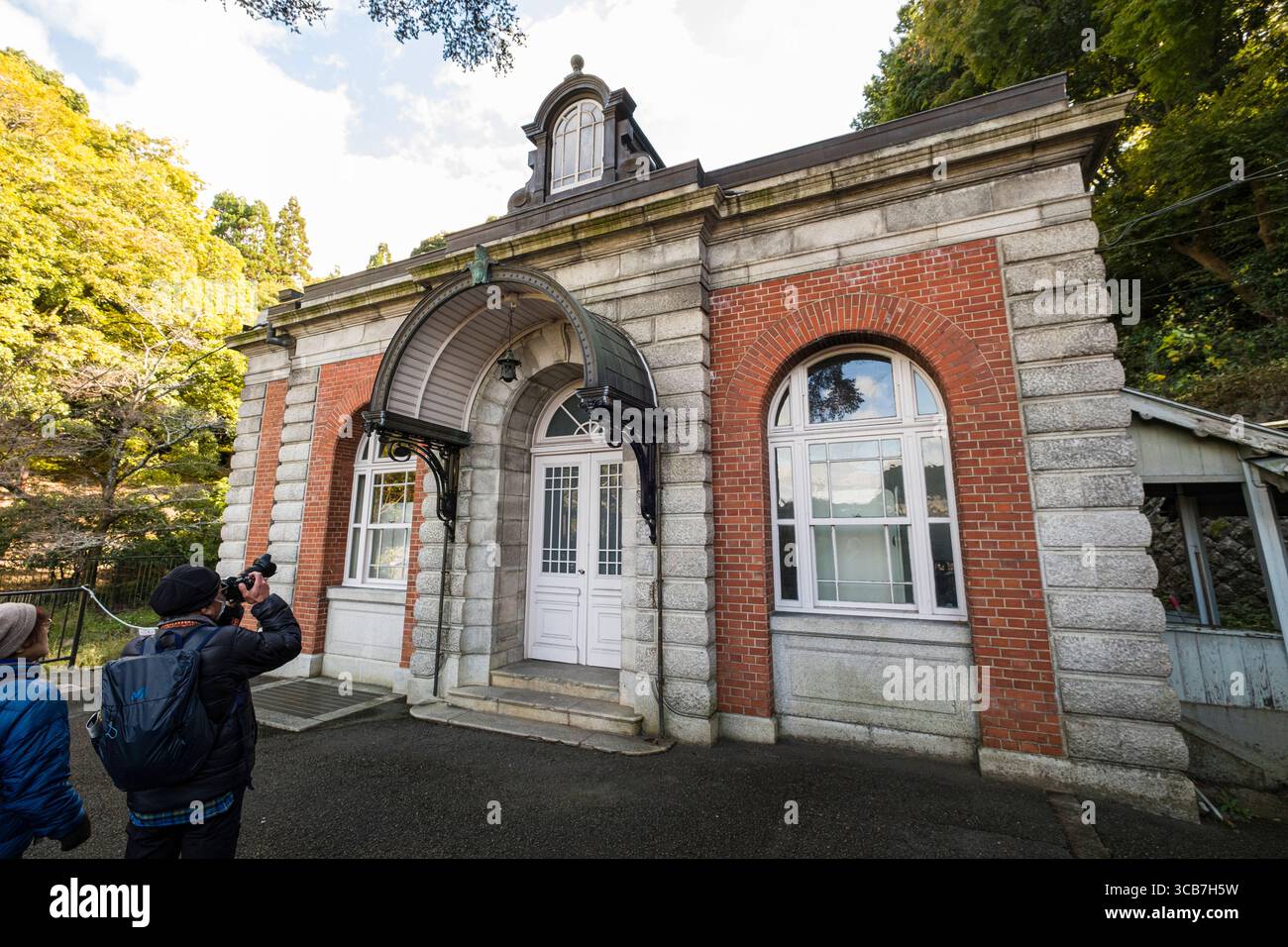 Historic Lake Biwa Canal building showcasing brick and stone ...
