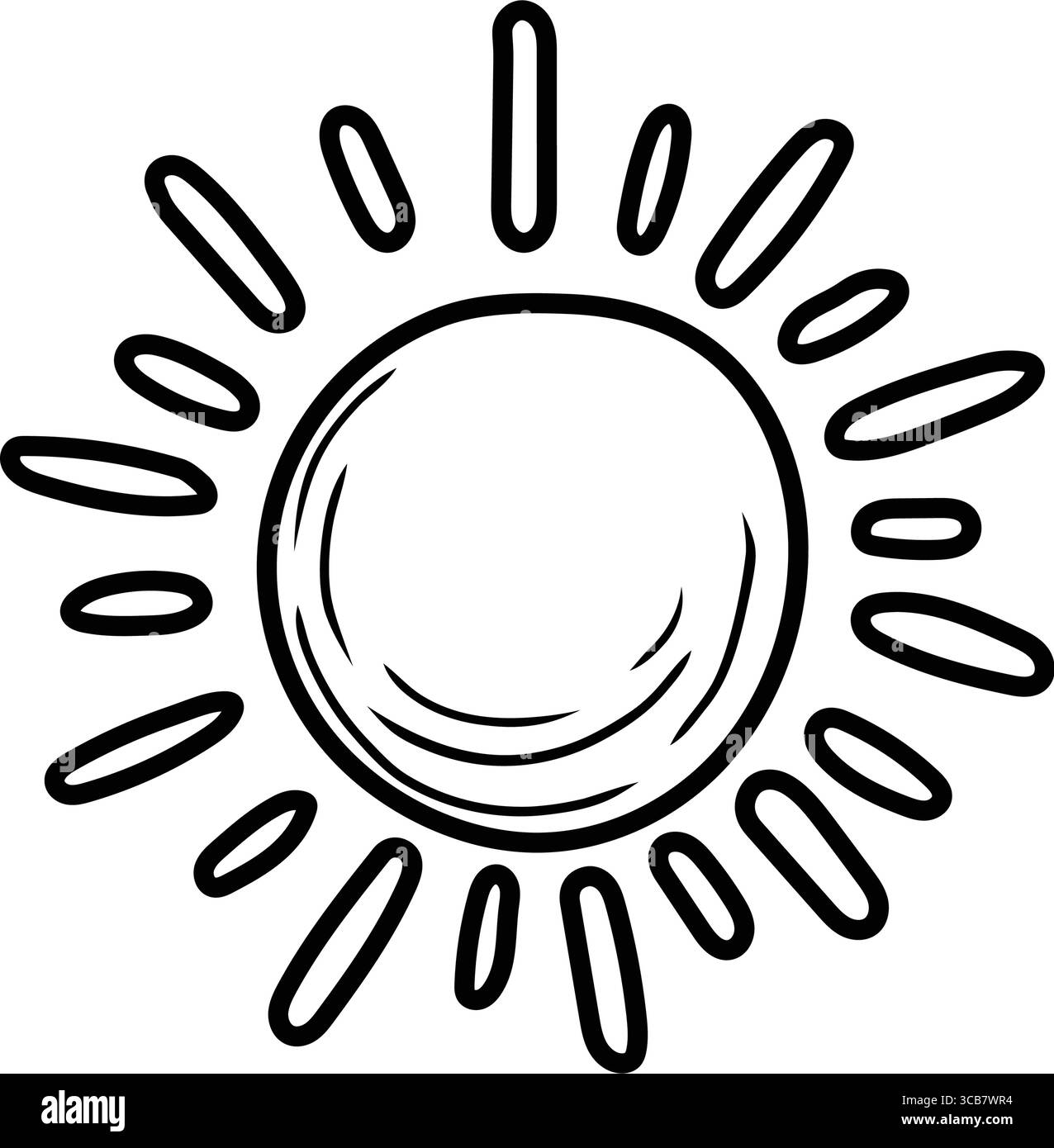 Radiating sunshine Cut Out Stock Images & Pictures - Alamy