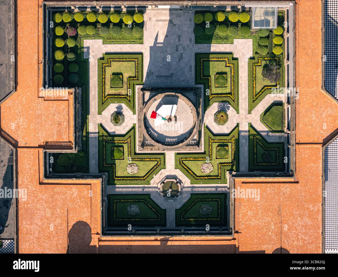 Aerial view chapultepec castle hi-res stock photography and images - Alamy