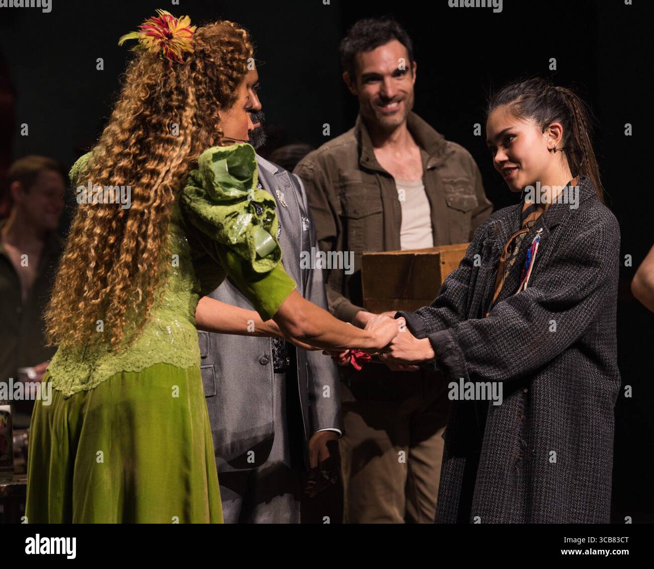 Lana Gordon, Myra Molloy inside for HADESTOWN 2000th Curtain Call ...
