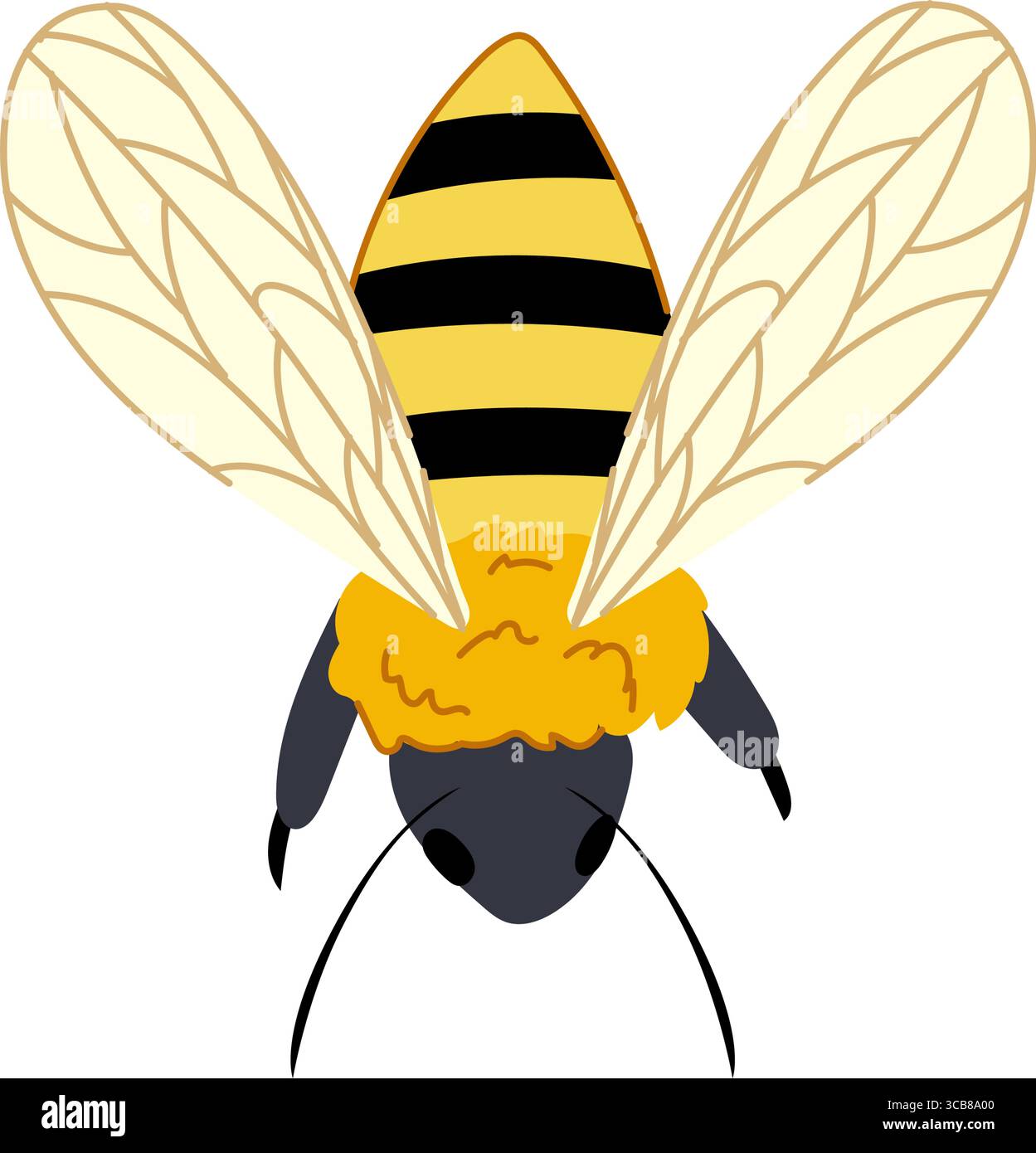 worker bee cartoon vector illustration Stock Vector Image & Art - Alamy