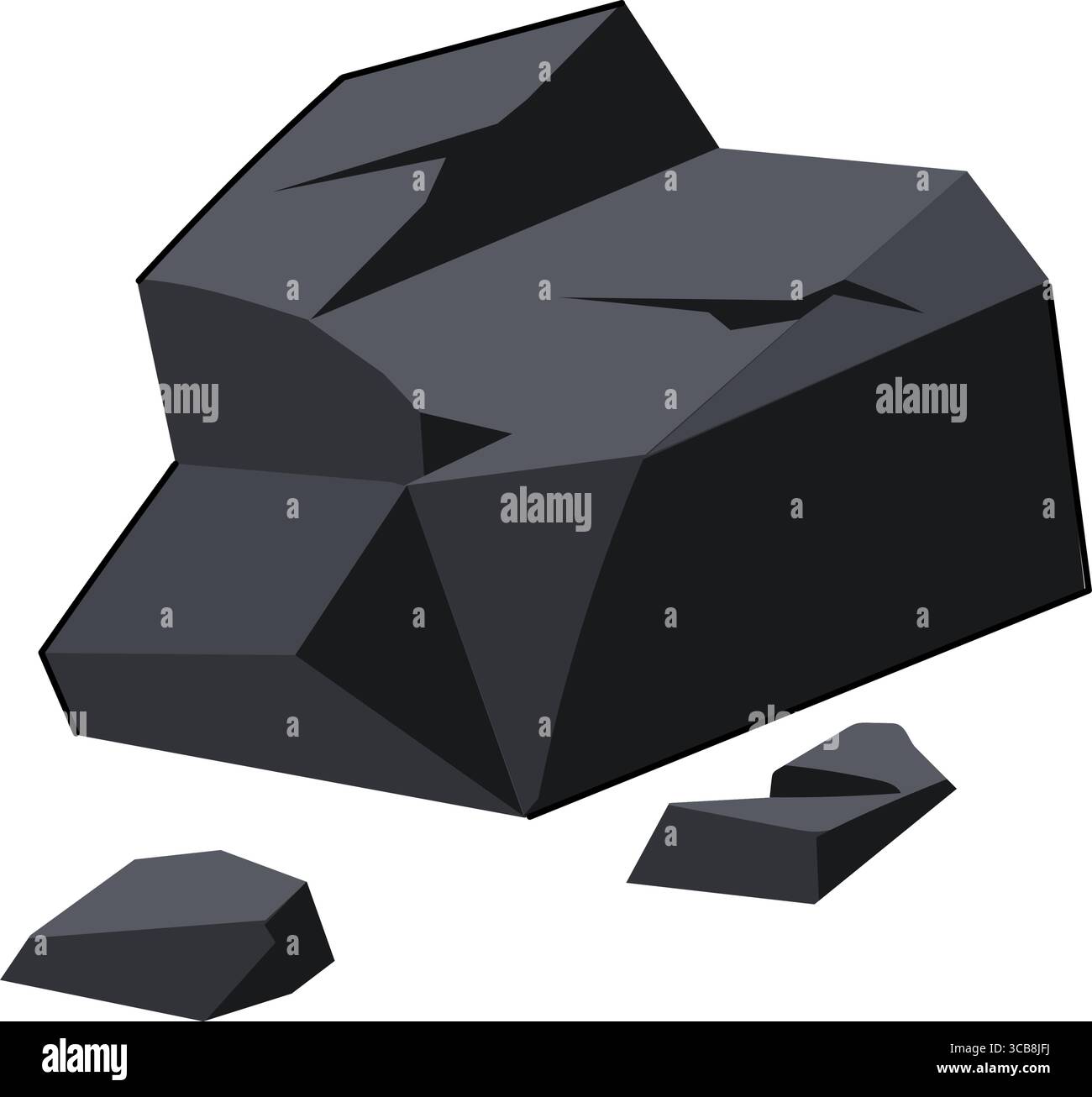 Coal seam extraction Stock Vector Images - Alamy