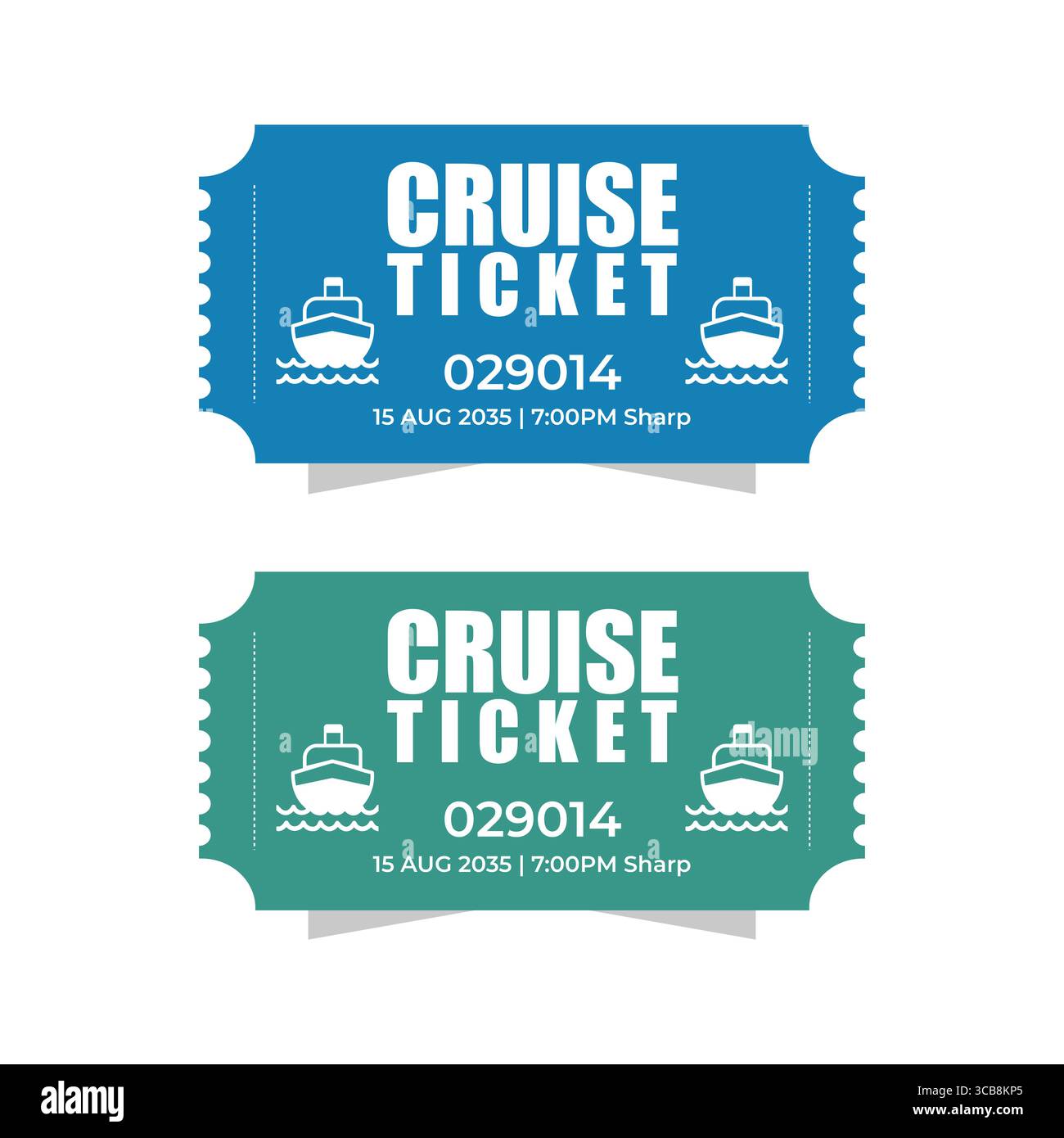 Travel voucher vector ticket Cut Out Stock Images & Pictures - Alamy