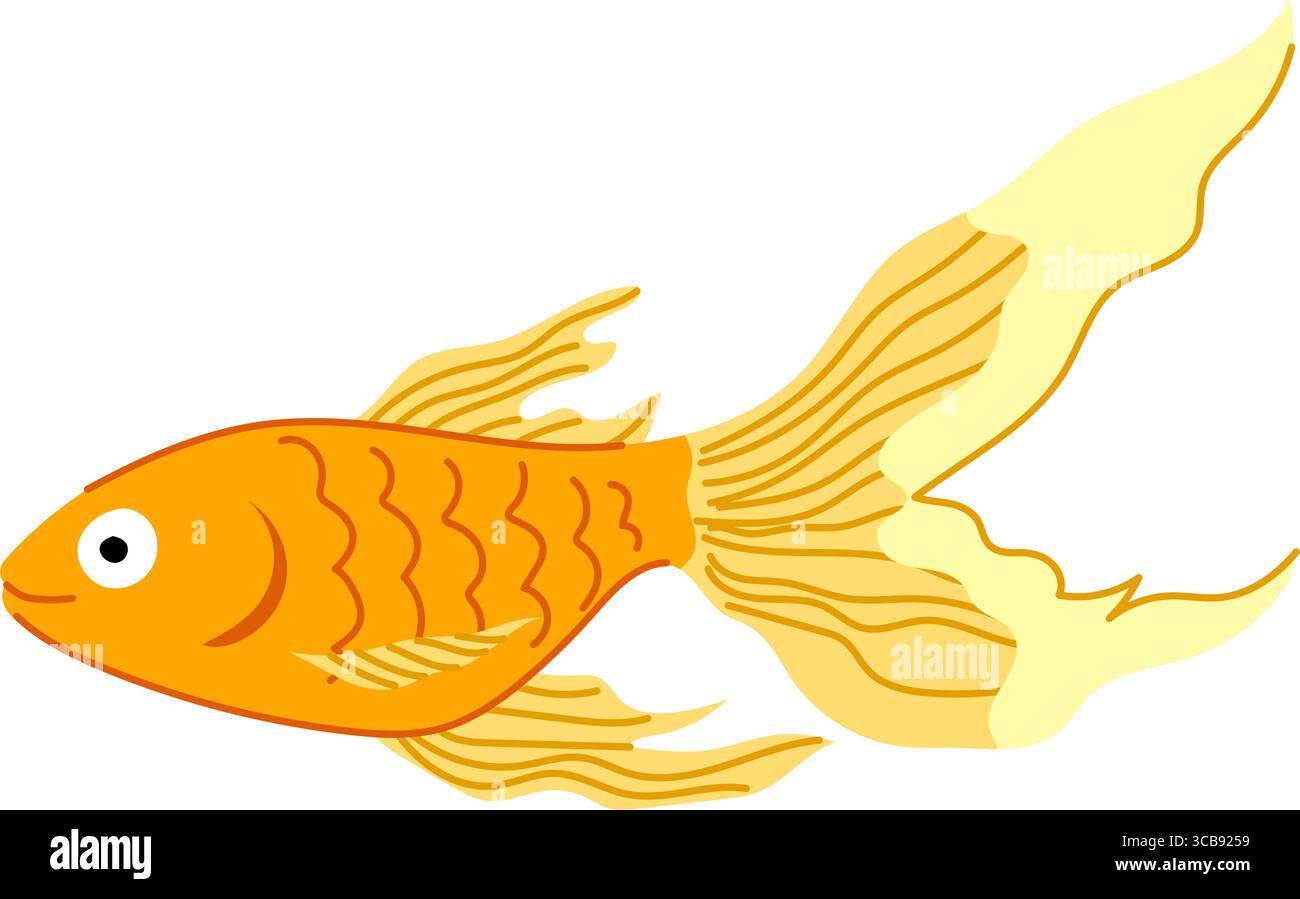ranchu goldfish cartoon vector illustration Stock Vector Image & Art ...