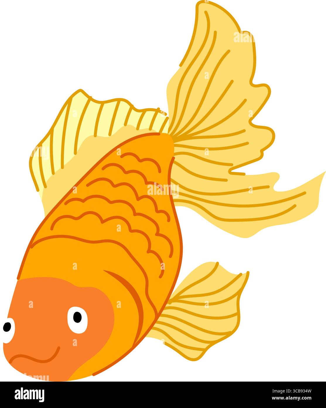 comet goldfish cartoon vector illustration Stock Vector Image & Art - Alamy